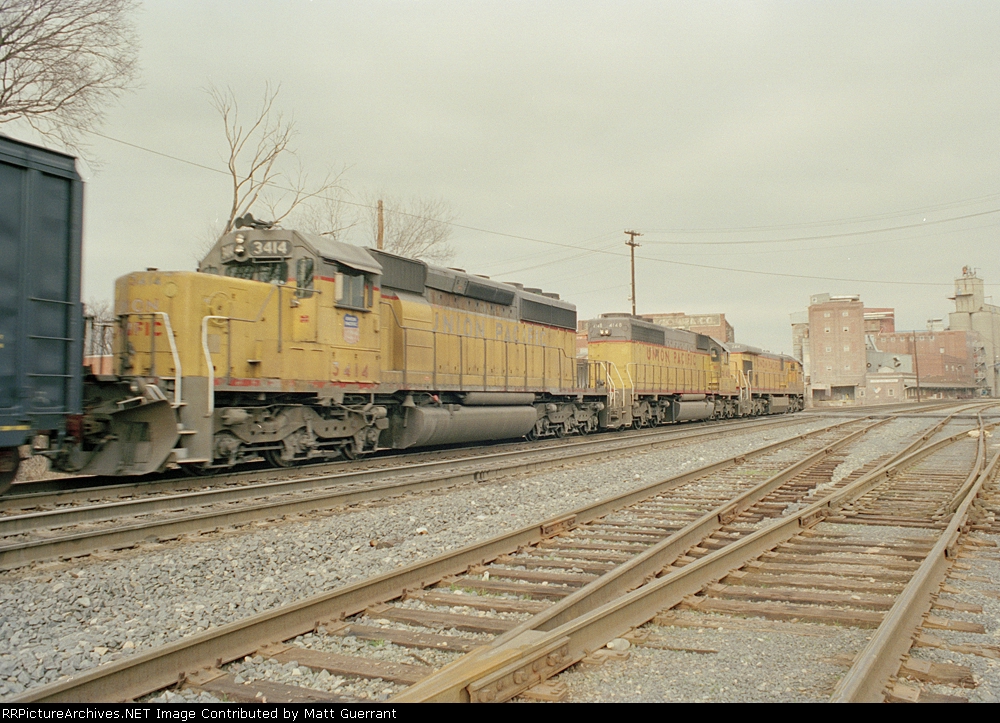 UP C30-7 2414, UP SD40-2 4148, UP SD40-2 3414
